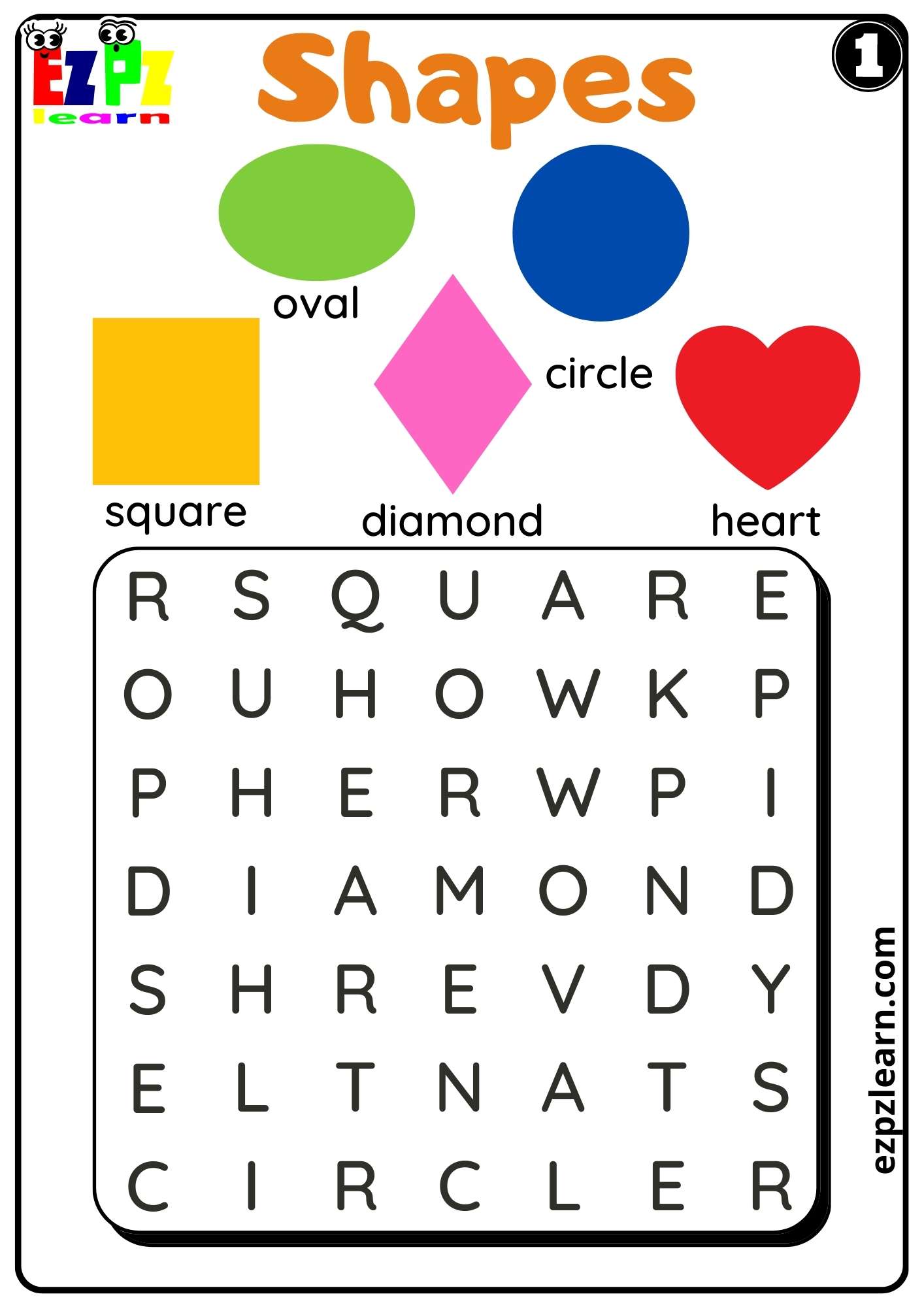 Shapes Ezpzlearn